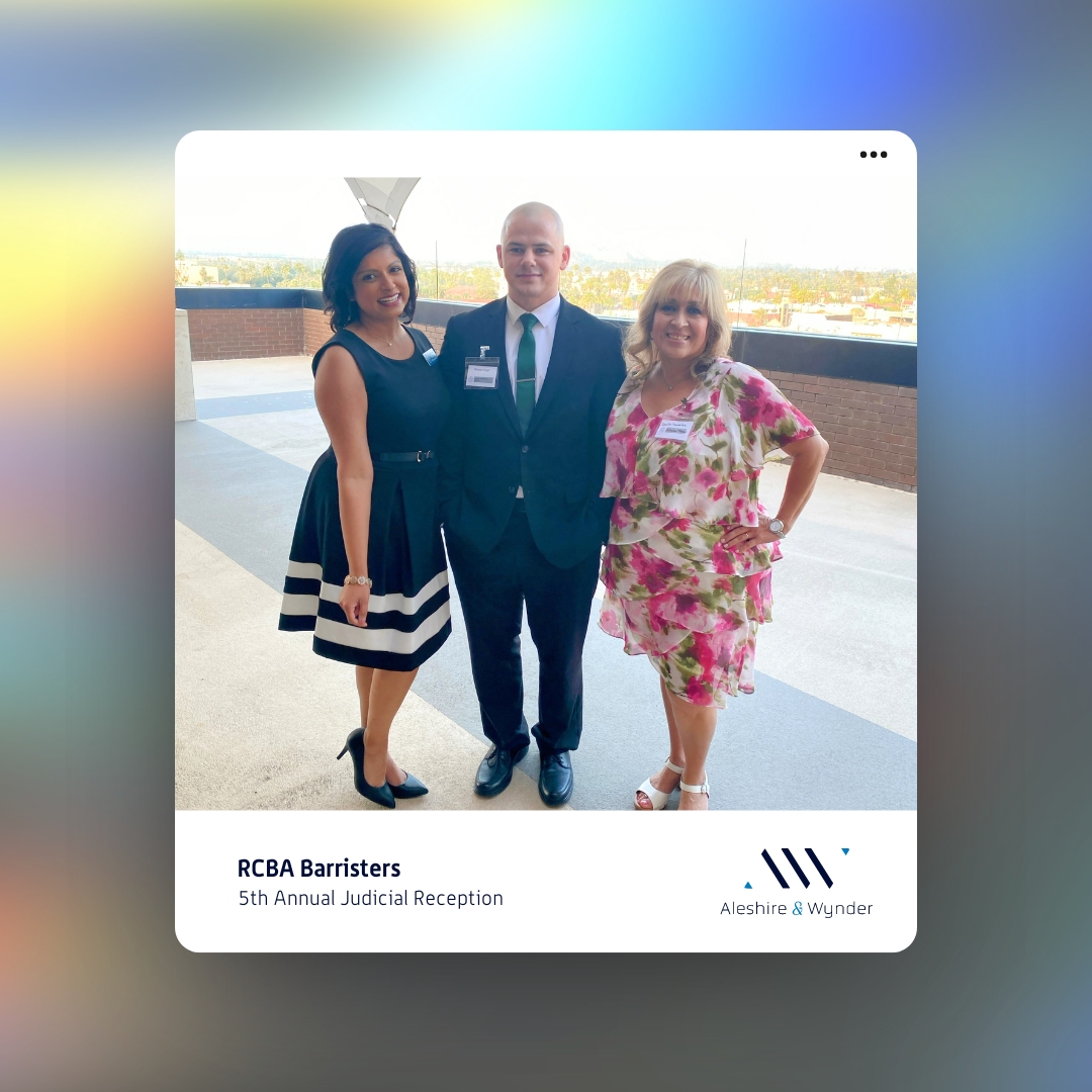 A&W Sponsors the 5th Annual RCBA Barristers Judicial Reception